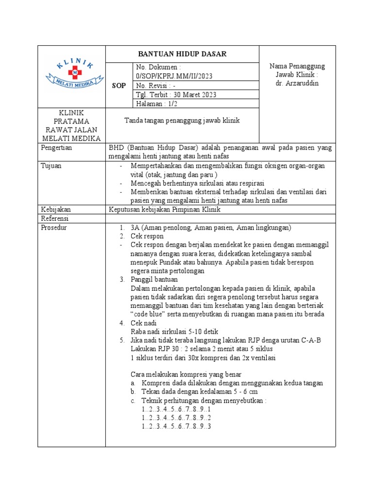 Sop BHD | PDF | Pengembangan Diri | Kesehatan Holistik