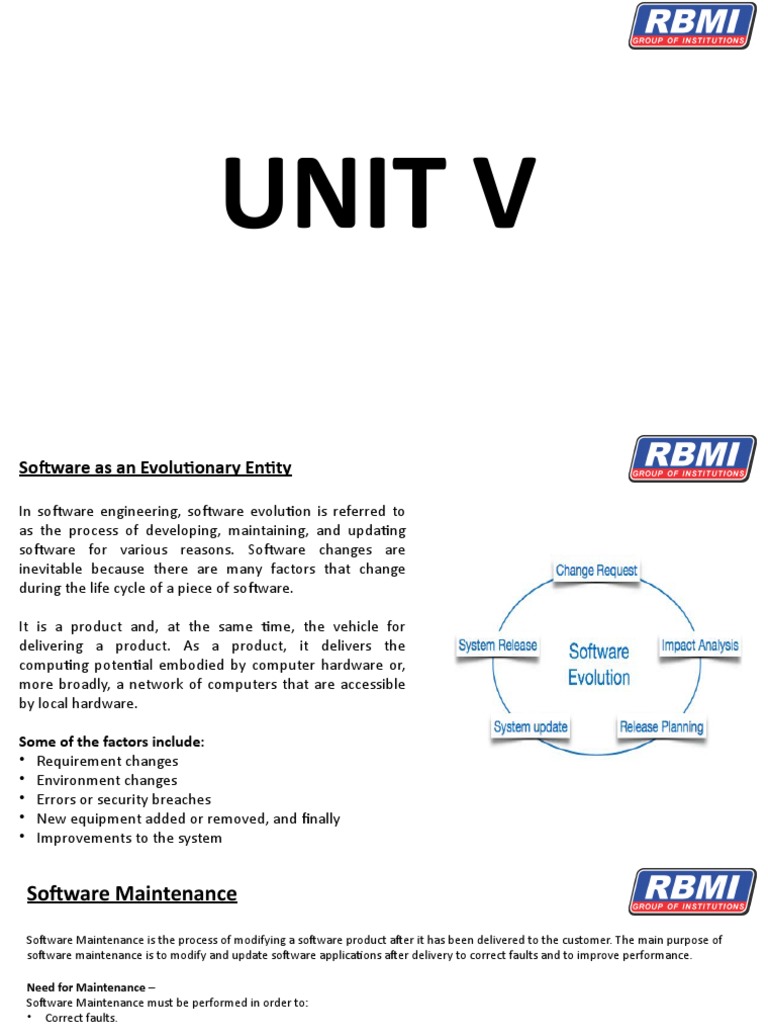 SE-Unit V | PDF | Version Control | Software