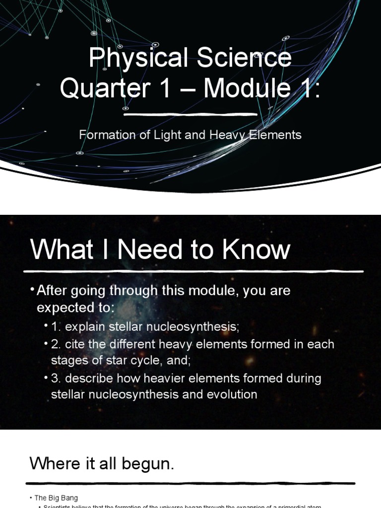 Stellar Nucleosynthesis Explained | PDF