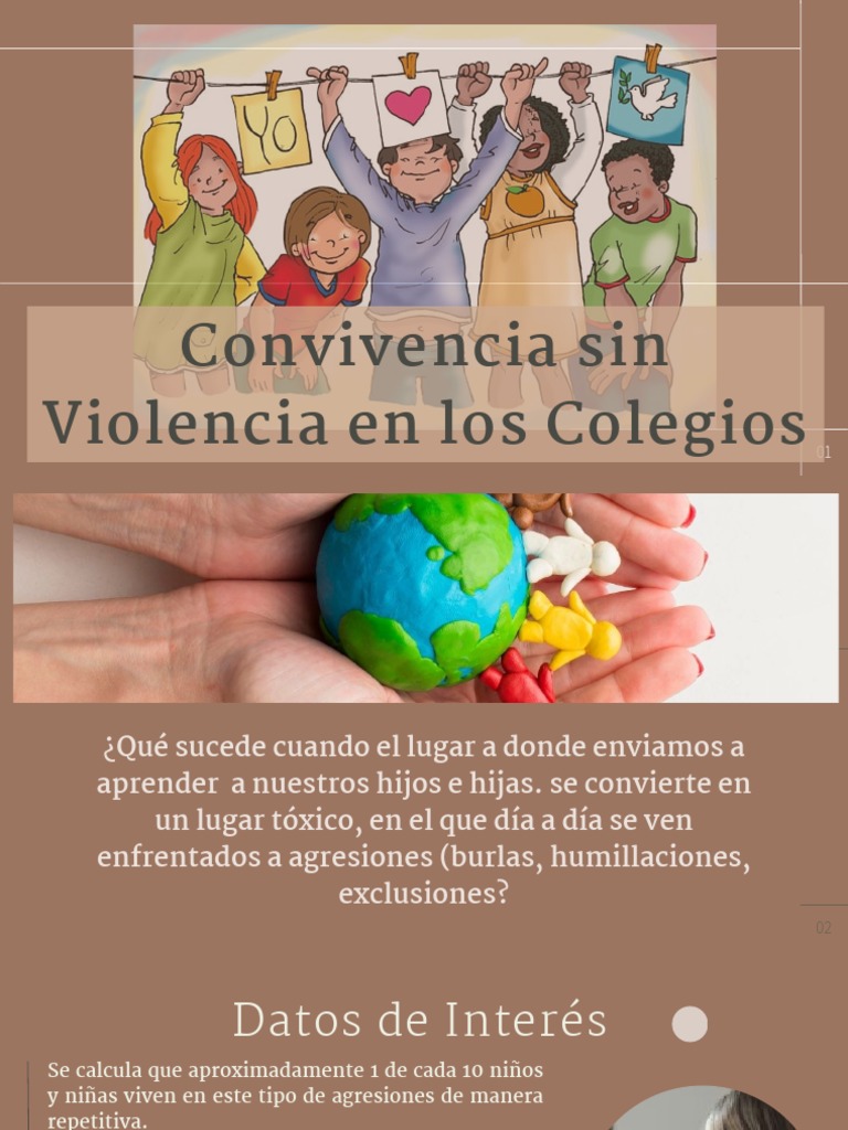 Convivencia Sin Violencia en Los Colegios | PDF | Violencia | Agresión