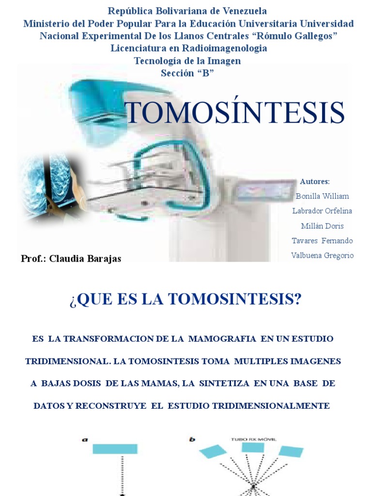 Tomosintesis | PDF