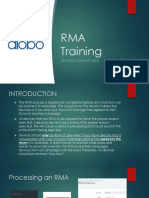 Cisco RMA Return Procedure Guide | PDF | Receipt | Invoice