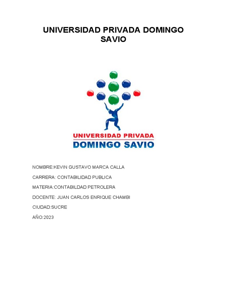 Universidad Privada Domingo Savio | PDF | Bolivia