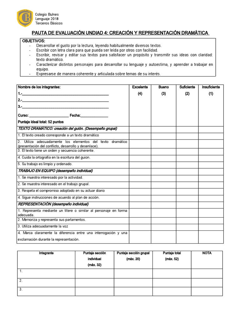 Pauta-de-evaluación-unidad-4-terceros-básicos | PDF Pauta-de-evaluación-unidad-4-terceros-básicos | PDF