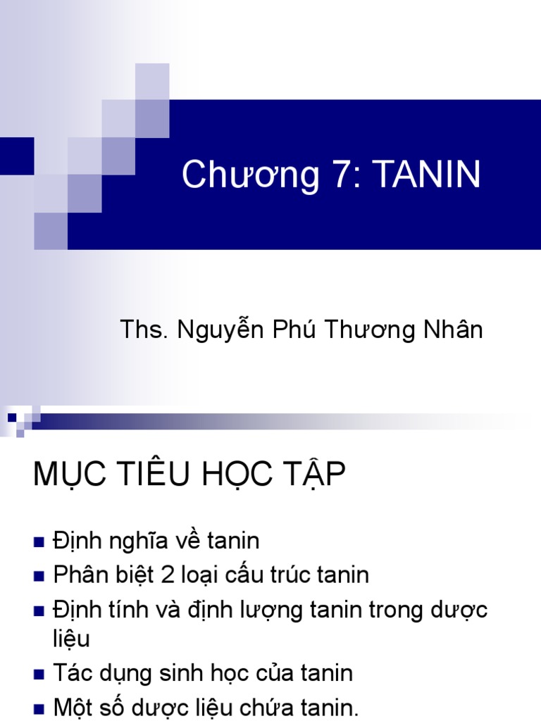 Chapter7 Tanin | PDF