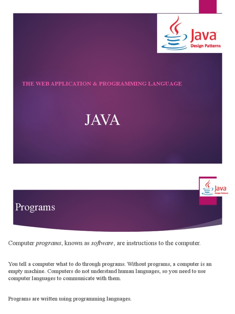 JAVA The Intro | PDF | Java (Programming Language) | Java Virtual Machine
