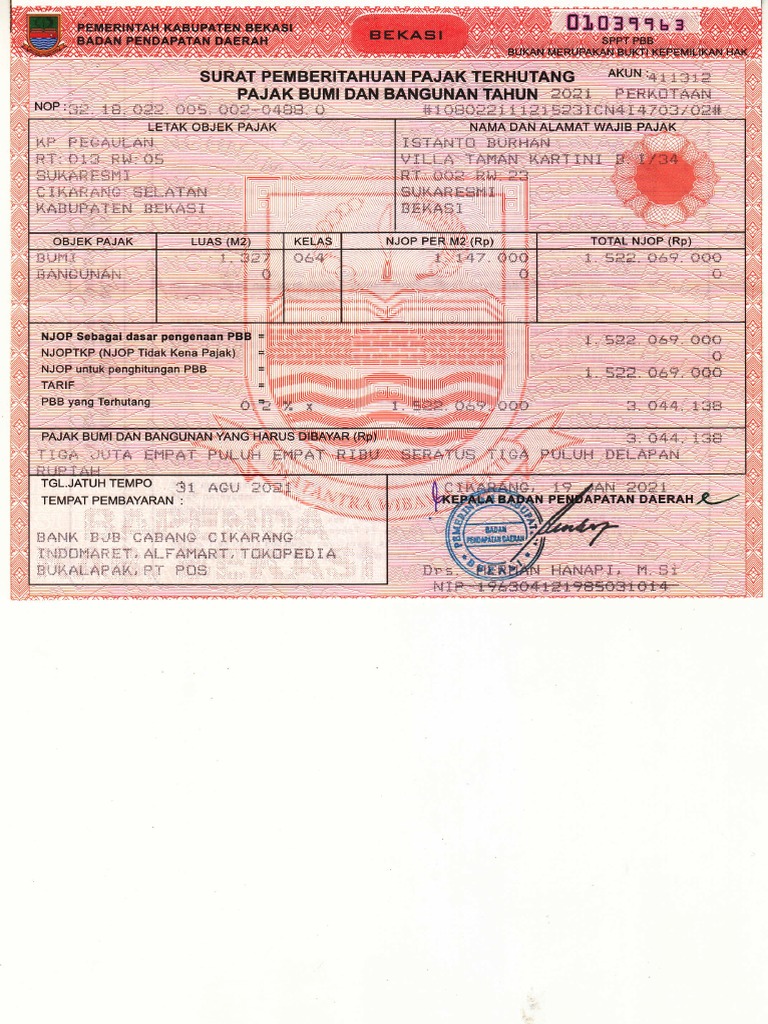 PBB 2021 SHGB 808 | PDF