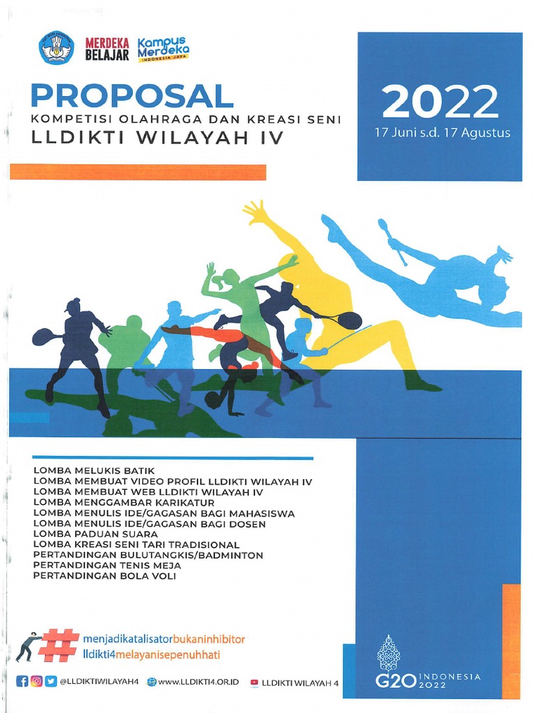 Proposal Kompetisi Olahraga Dan Kreasi Seni | PDF