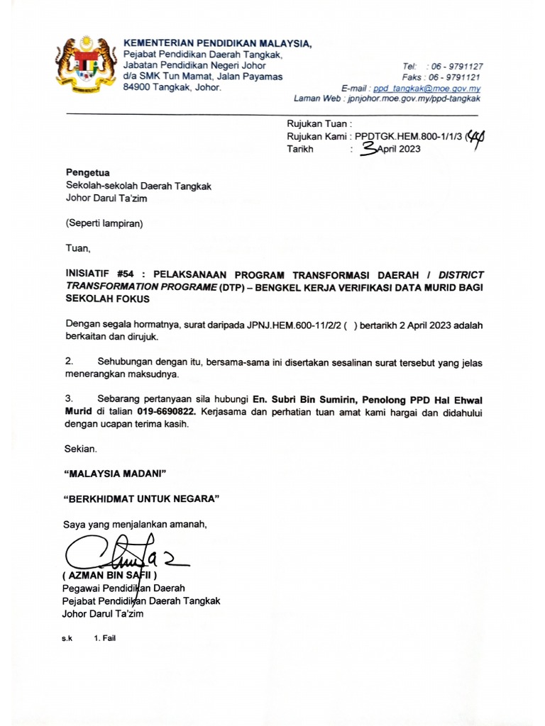 Inisiatif 54 Pelaksanaan Program Transformasi Daerah 02042023145 | PDF