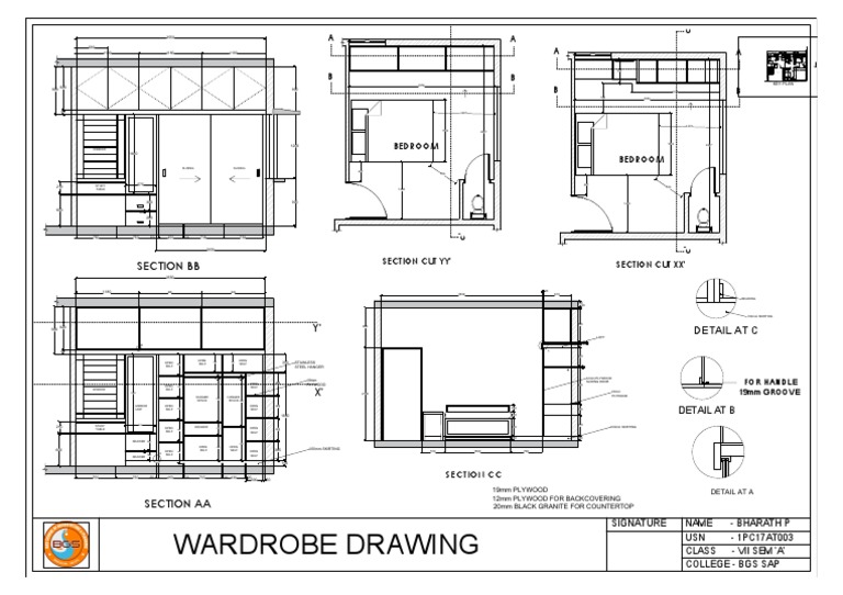 Wardrobe Design | PDF | Furniture | Home Economics