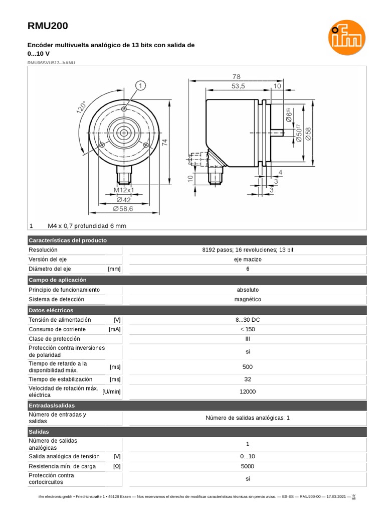 Sensor Encoder | PDF | Ingenieria Eléctrica | Ciencias fisicas