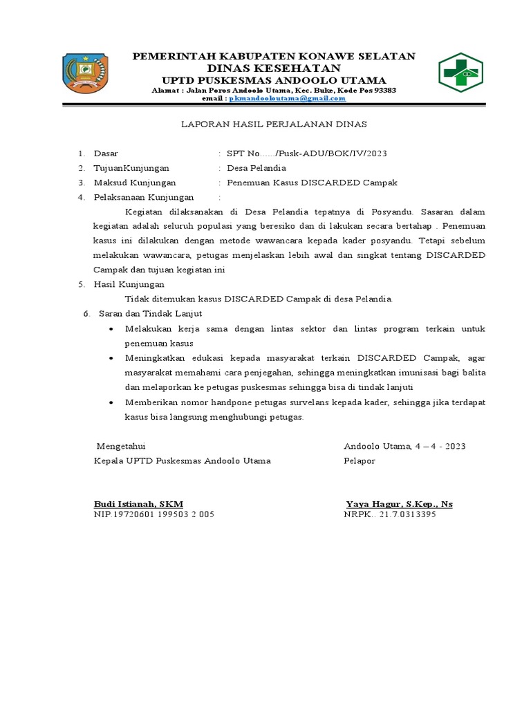 4 LHP BOK April 23 | PDF | Pengembangan Diri