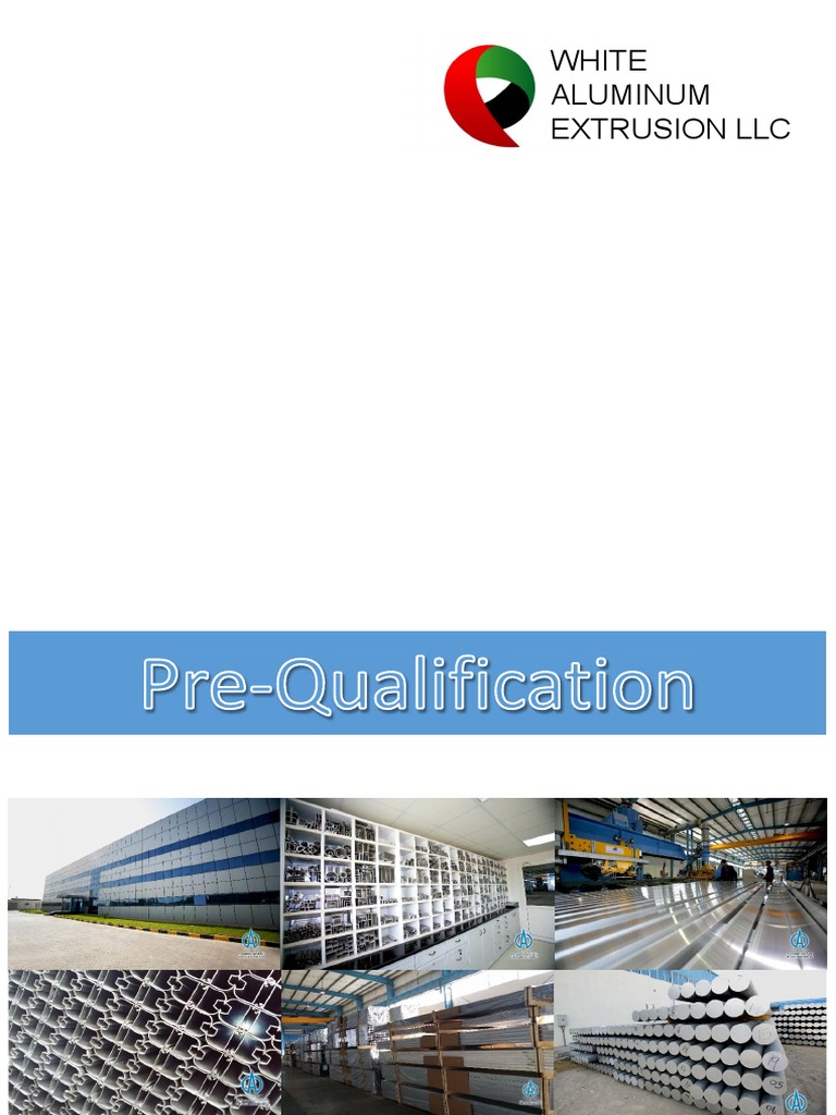 Wae - Pre-Qualification | PDF | Extrusion | Aluminium