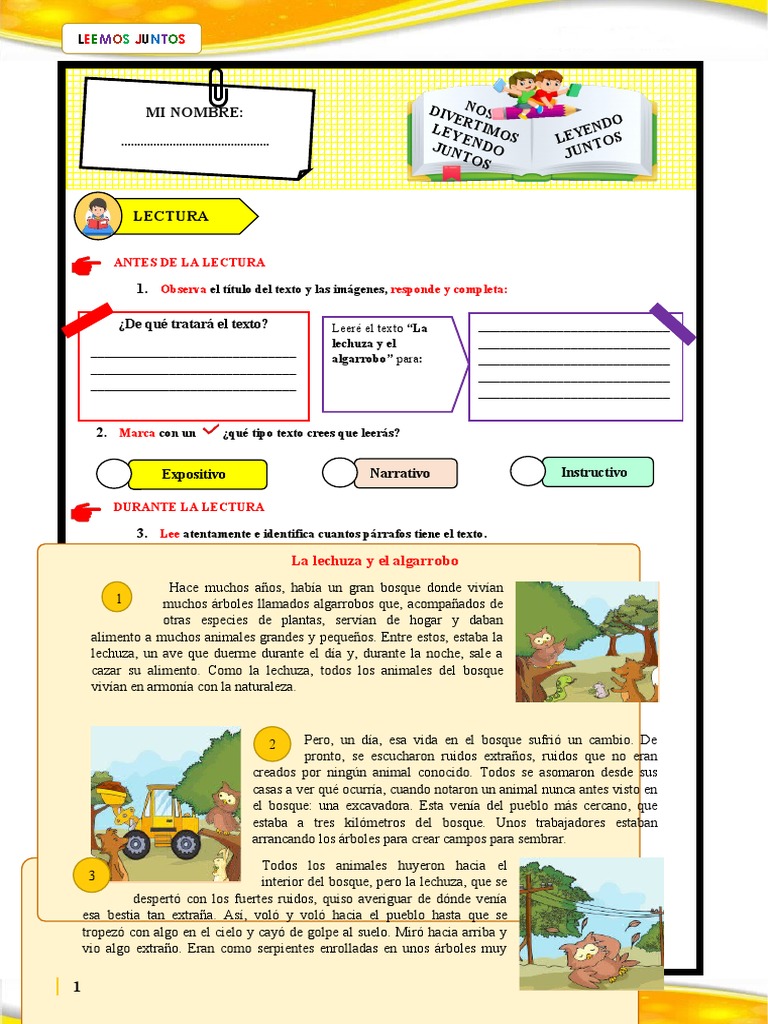 La Lechuza y el Algarrobo | PDF