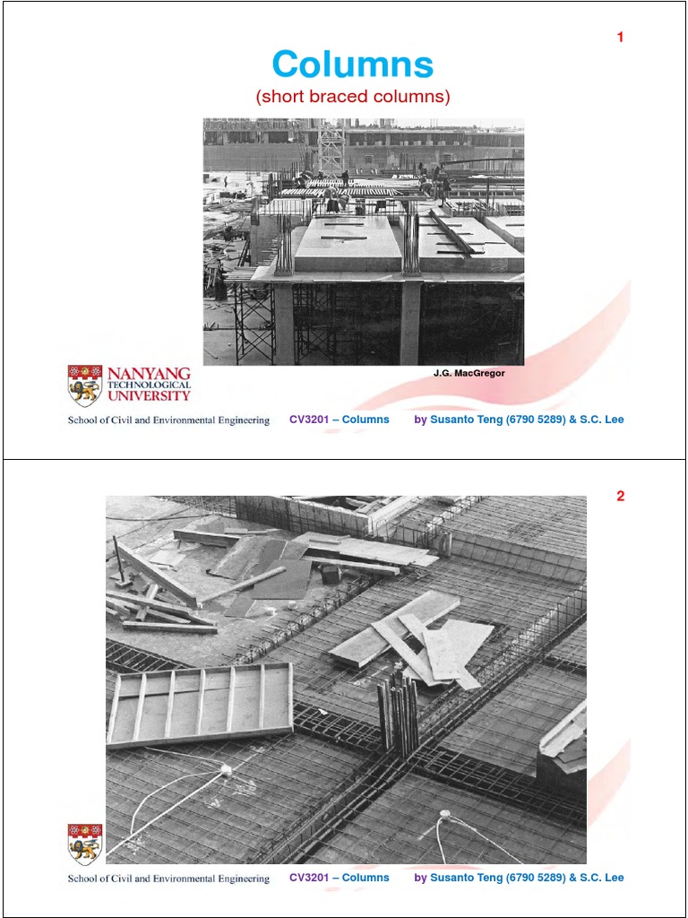 2011 CV3201 Columns (EC2) 1 | PDF | Column | Beam (Structure)