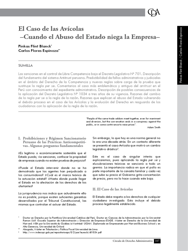 3 CONTROL - Pinkas Flint - Caso Avícolas | PDF | Mercado (economía ...