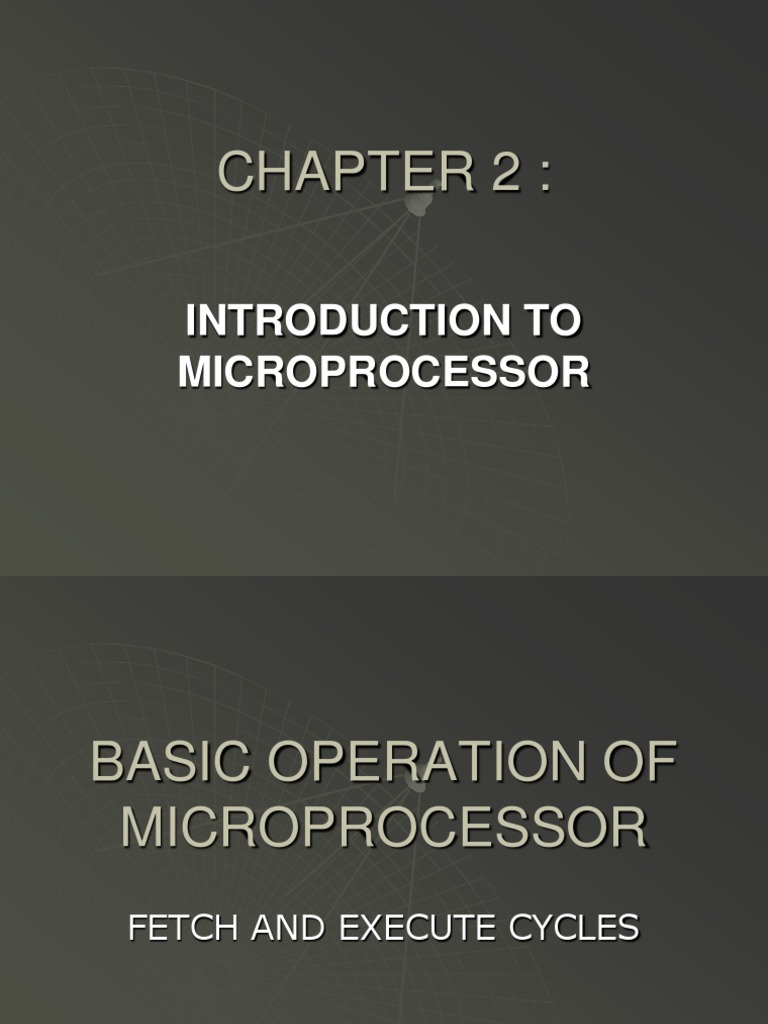 Microprocessor Basics Guide | PDF | Central Processing Unit ...