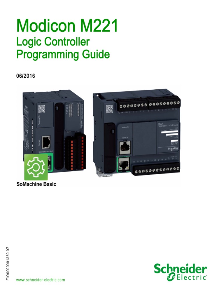 Modicon-M221-Logic-Controller-Programming-Guide-EN | PDF