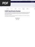 CUSIP Identifier | PDF | Cusip | Market Liquidity