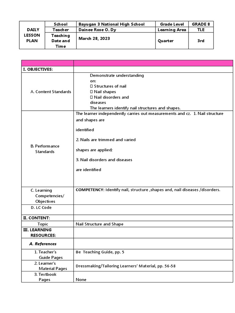 Co2 Lesson Plan | PDF | Teachers | Design