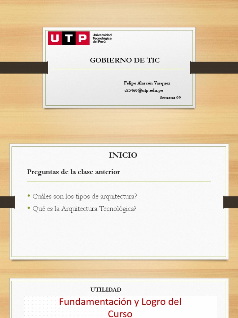 Gobierno de TIC S09.s1 | PDF