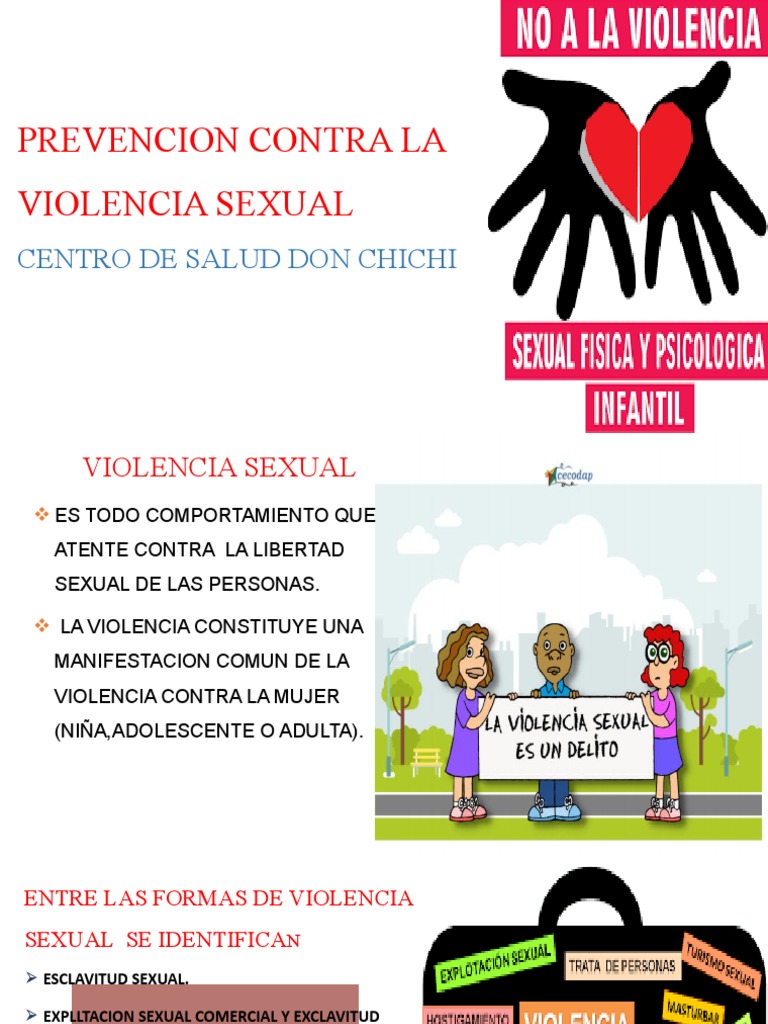 Prevencion Contra La Violencia Sexual Centro de Salud Don Chichi | PDF