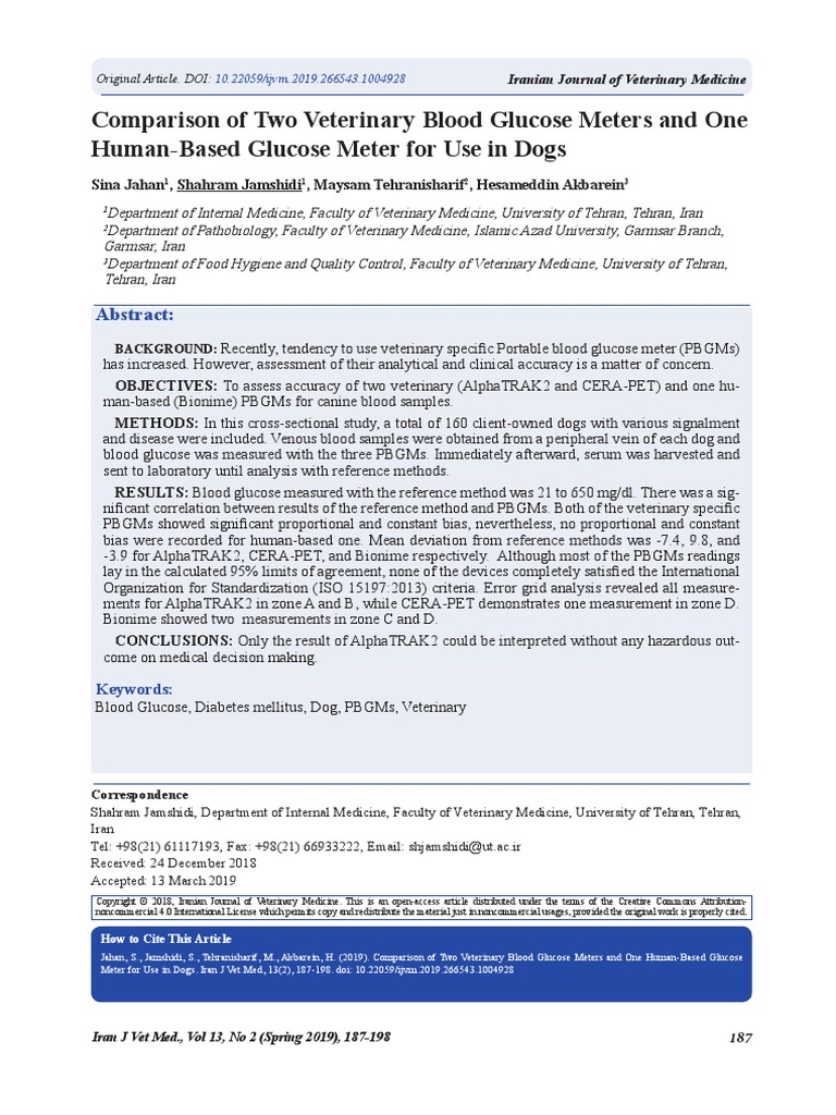IJVM Volume 13 Issue 2 Pages 187-198 | PDF | Statistics | Medicine