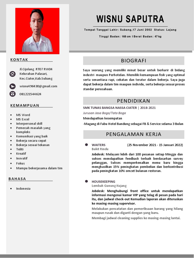 CV - Yeni Pera Suryani-Dikompresi | PDF