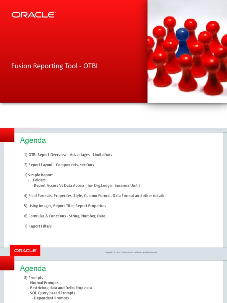 OTBI Training Slides | PDF | Accounts Payable | Information Science