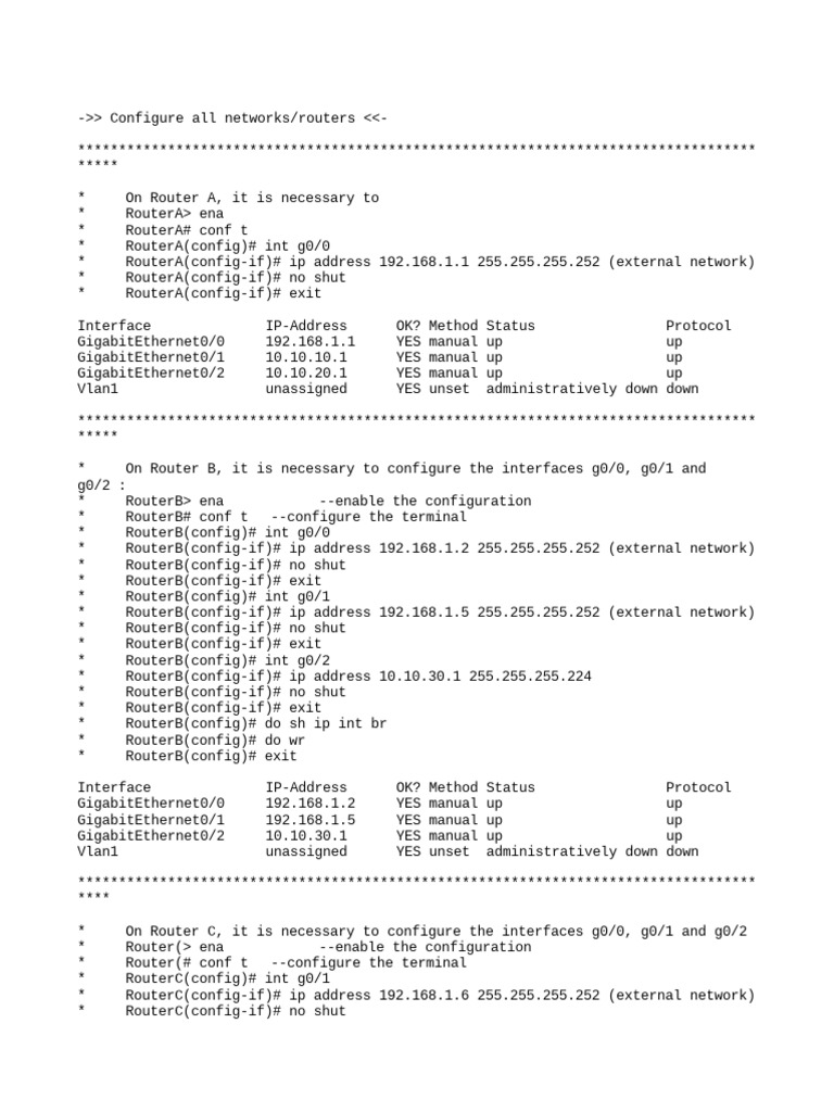 Topology Configurations | PDF | Router (Computing) | Ip Address Topology Configurations | PDF | Router (Computing) | Ip Address