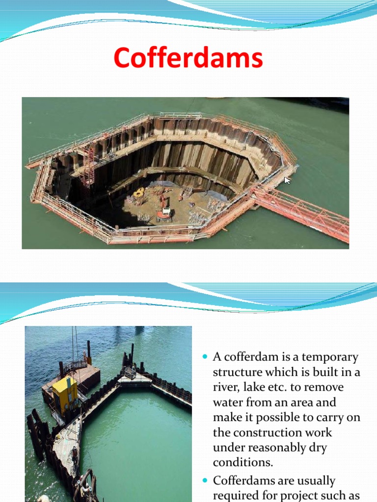 2.4 Coffer Dams | PDF | Deep Foundation | Dam