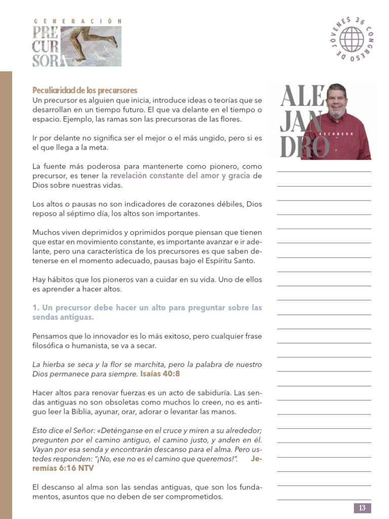 Conferencia Alex Escobedo | PDF | Pablo el apóstol | Jacob