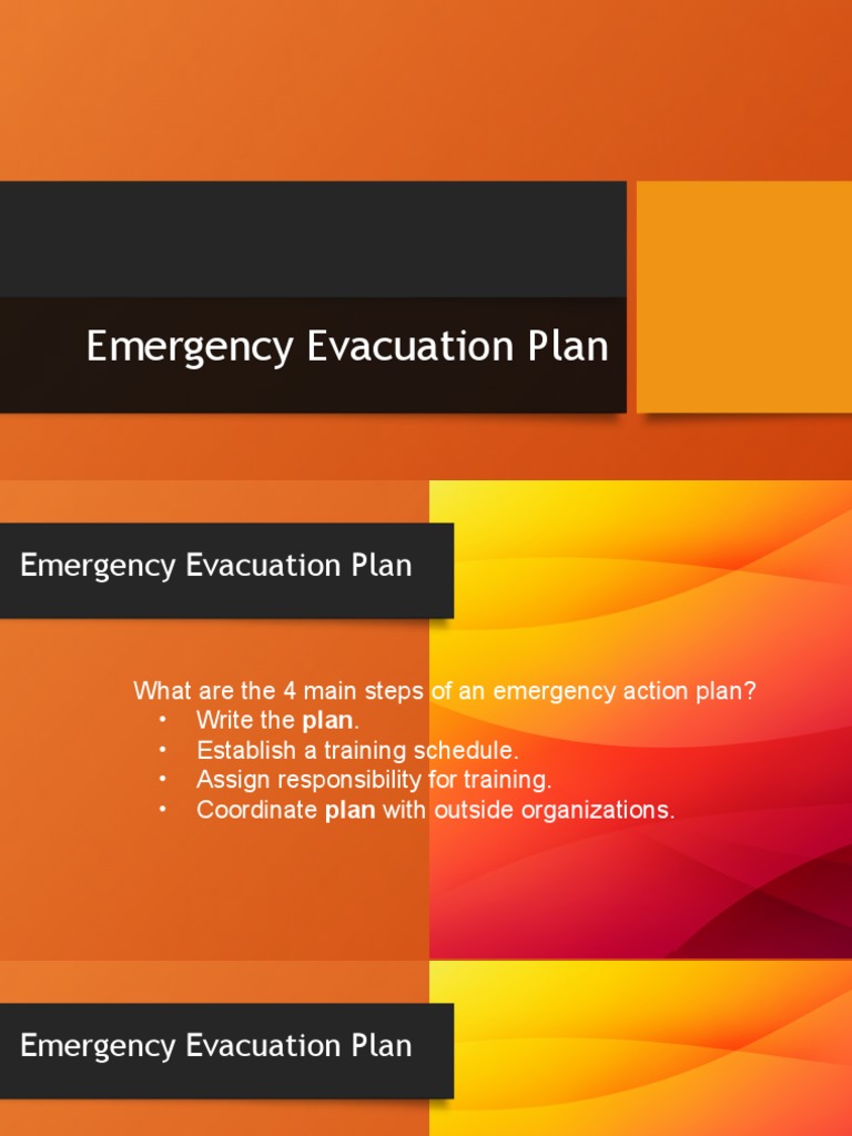 Emergency Evac Plan | Download Free PDF | Personal Protective Equipment ...