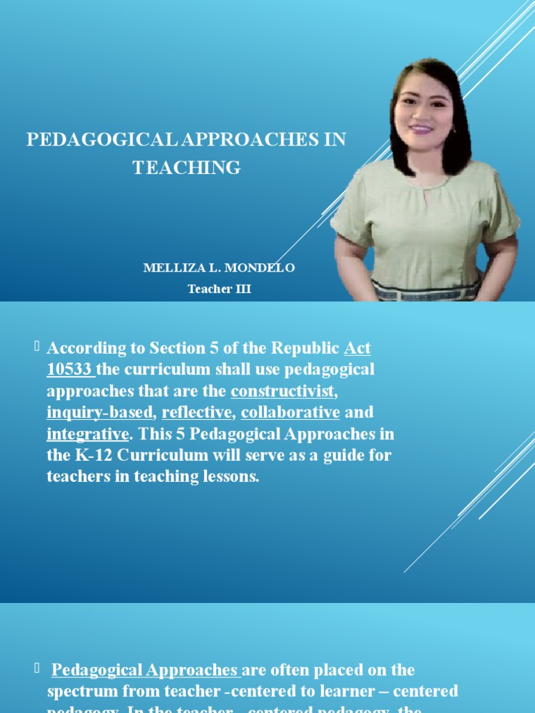 Pedagogical Approach (Collaborative) | PDF | Pedagogy | Learning