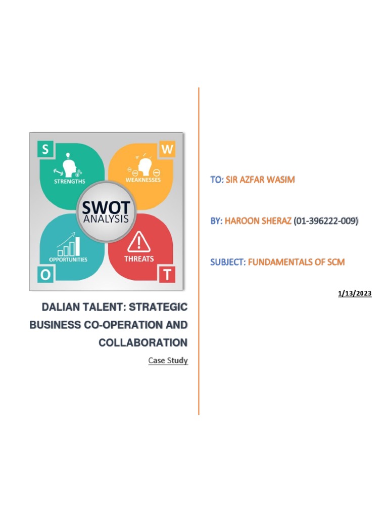Dalian Talent & Daytoy: Strategic Partnership Analysis | PDF | Supply ...