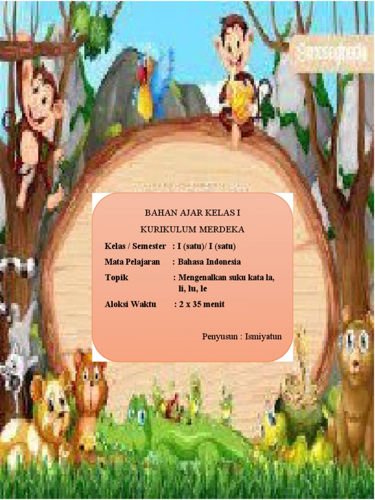 Bahan Ajar Kelas 1 KM | PDF