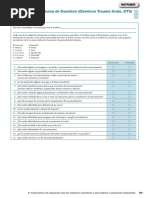 Escala de Trauma de Davidson (Davidson Trauma Scale, DTS) | PDF ...