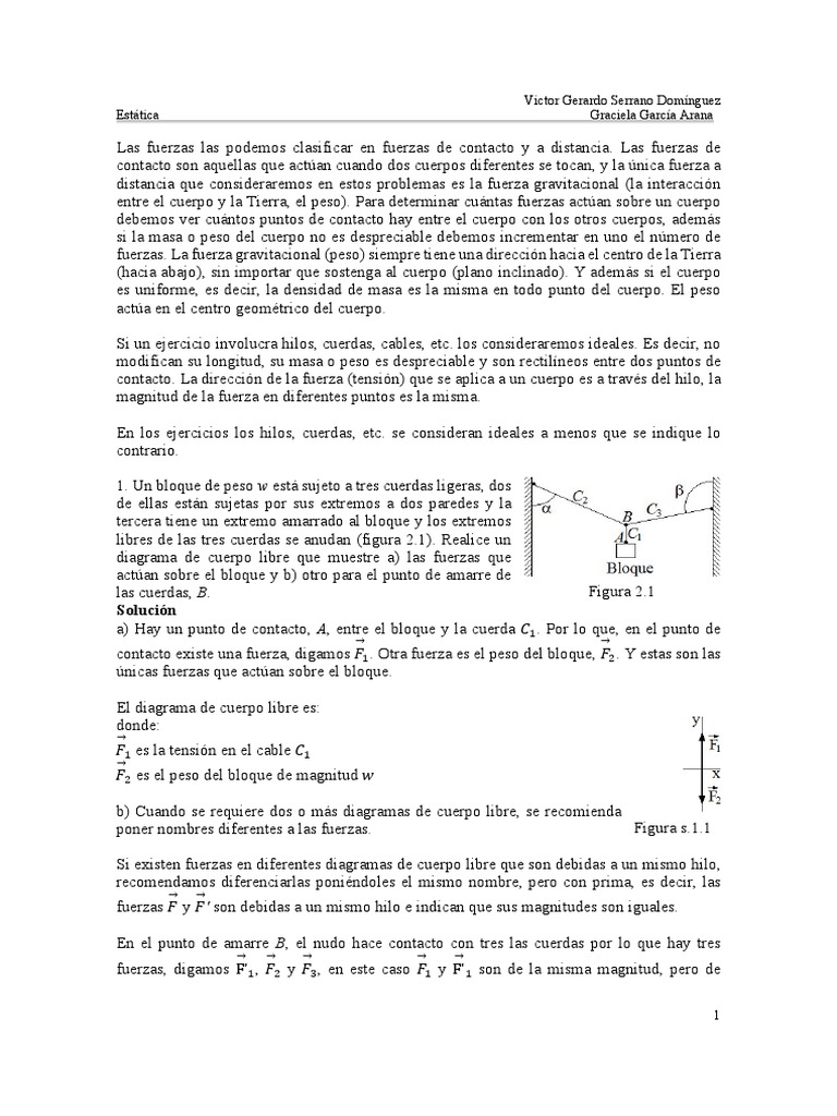 Ejercicios 2 Estatica | PDF