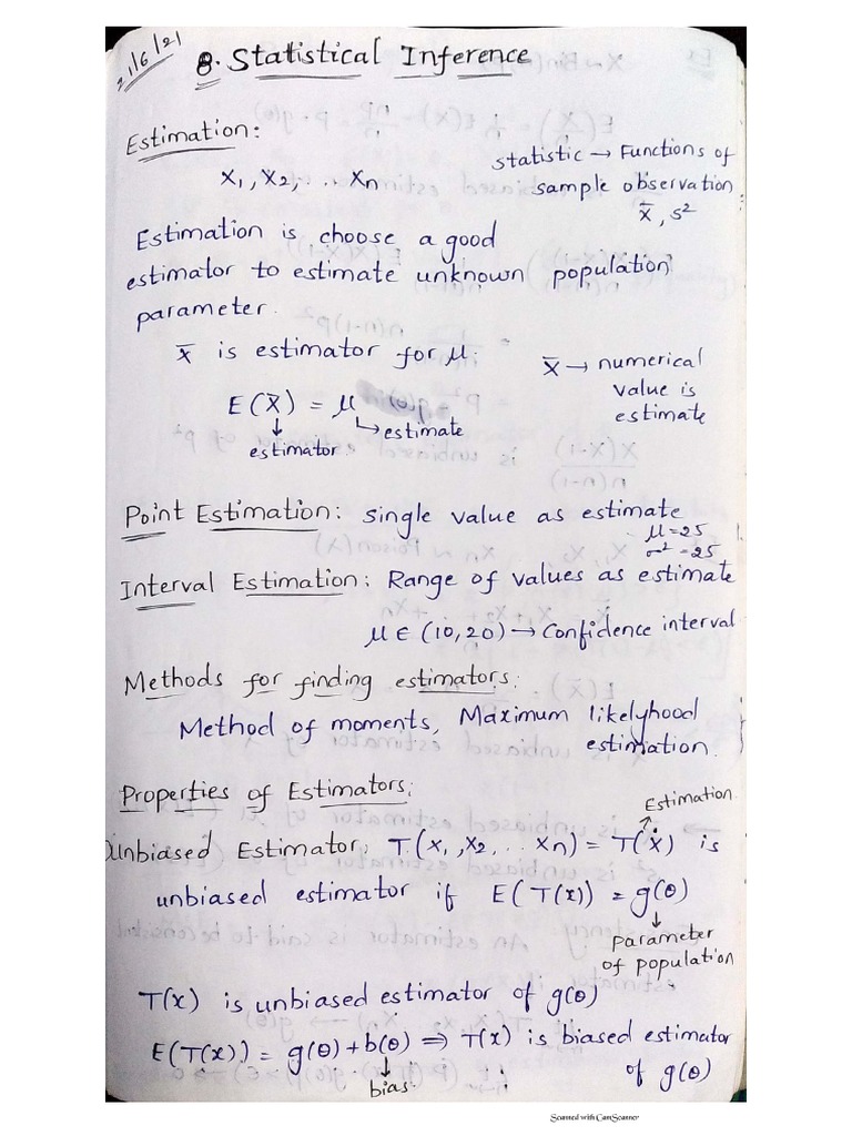 Statistical Inference | PDF