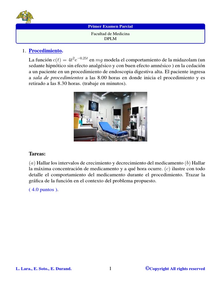 Mate Exam 1 | PDF | Medicamentos con receta | Inyección (medicina)