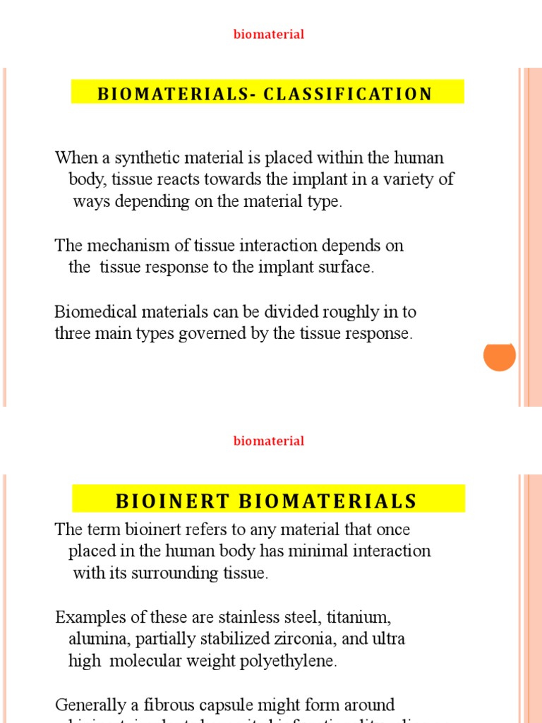 Combined For Biomaterials | PDF