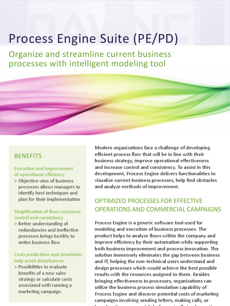 PE PD Product Factsheet | PDF | Business Process | Strategic Management