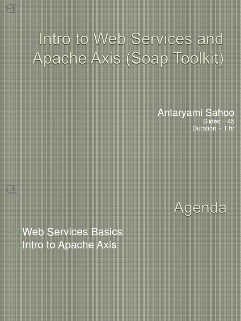 Intro To Apache Axis | PDF | Soap | Web Service