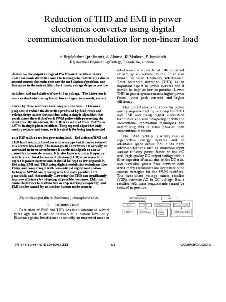 Study of chirp spread spectrum communication | PDF | Rectifier | Electromagnetic Interference