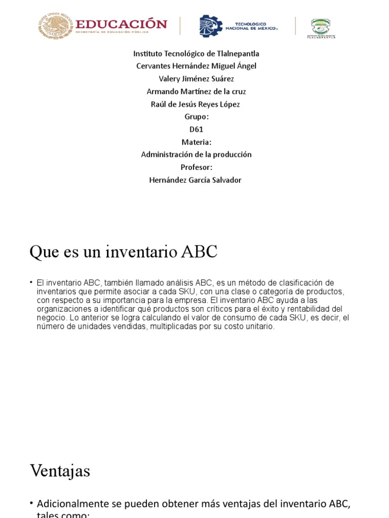 Adminstracion De La Produccion Pdf Inventario Business