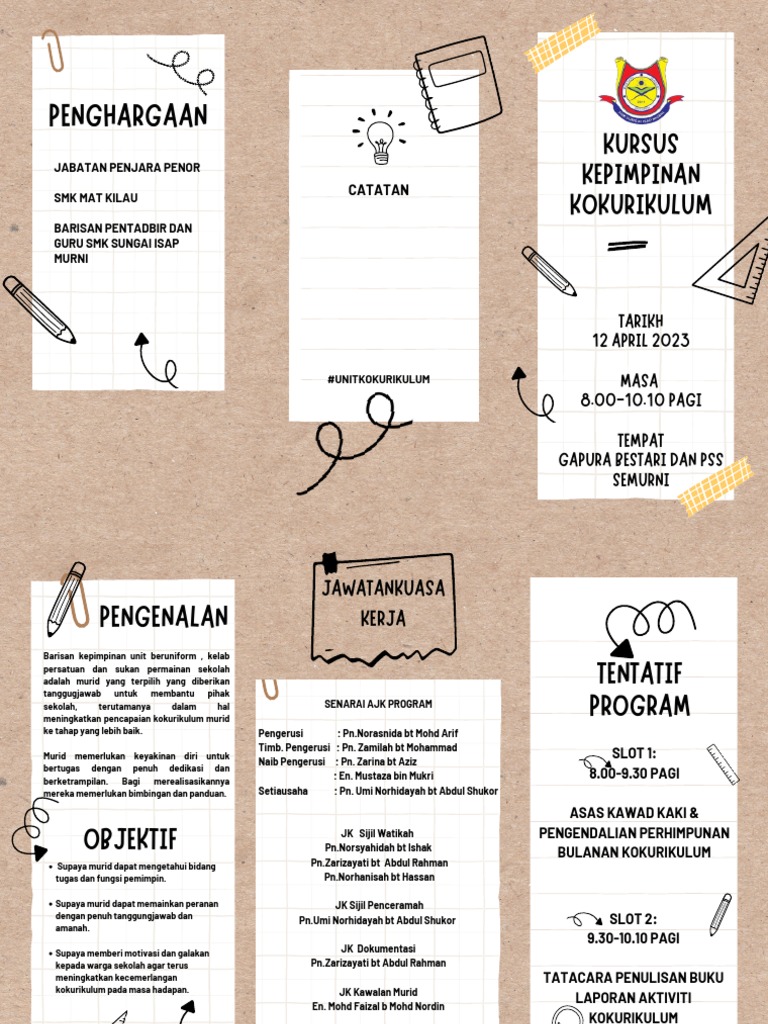 KURSUS KEPIMPINAN KOKURIKULUM 2023 (2) | PDF