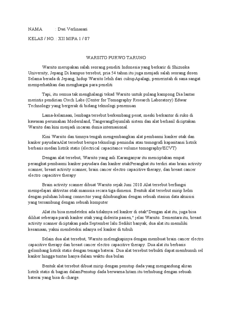 Warsito Tugas PPKN | PDF | Komputer | Teknologi & Rekayasa