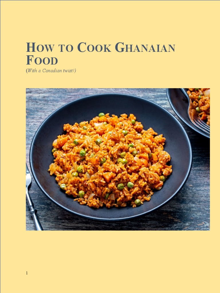 Ghanaian Recipes with a Canadian Twist | PDF | Curry | Garlic
