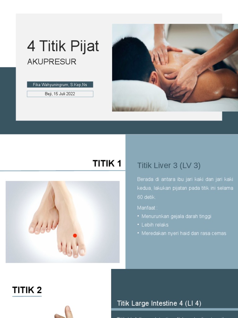 4 Titik Pijat Akupresur | PDF