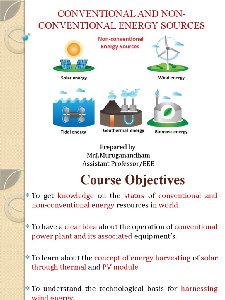 Conventional vs. Non-Conventional Energy | PDF | Ultraviolet | Solar Energy